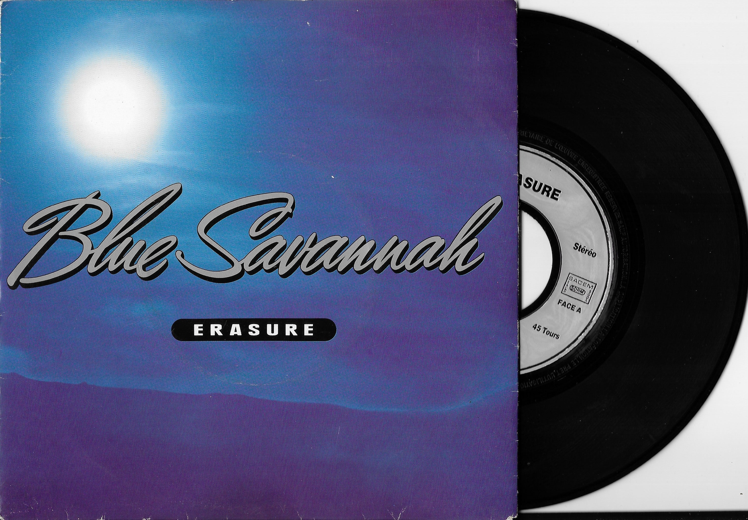 Disque Vinyle 45 tours Occasion - ERASURE - Blue Savannah – digg'O'vinyl