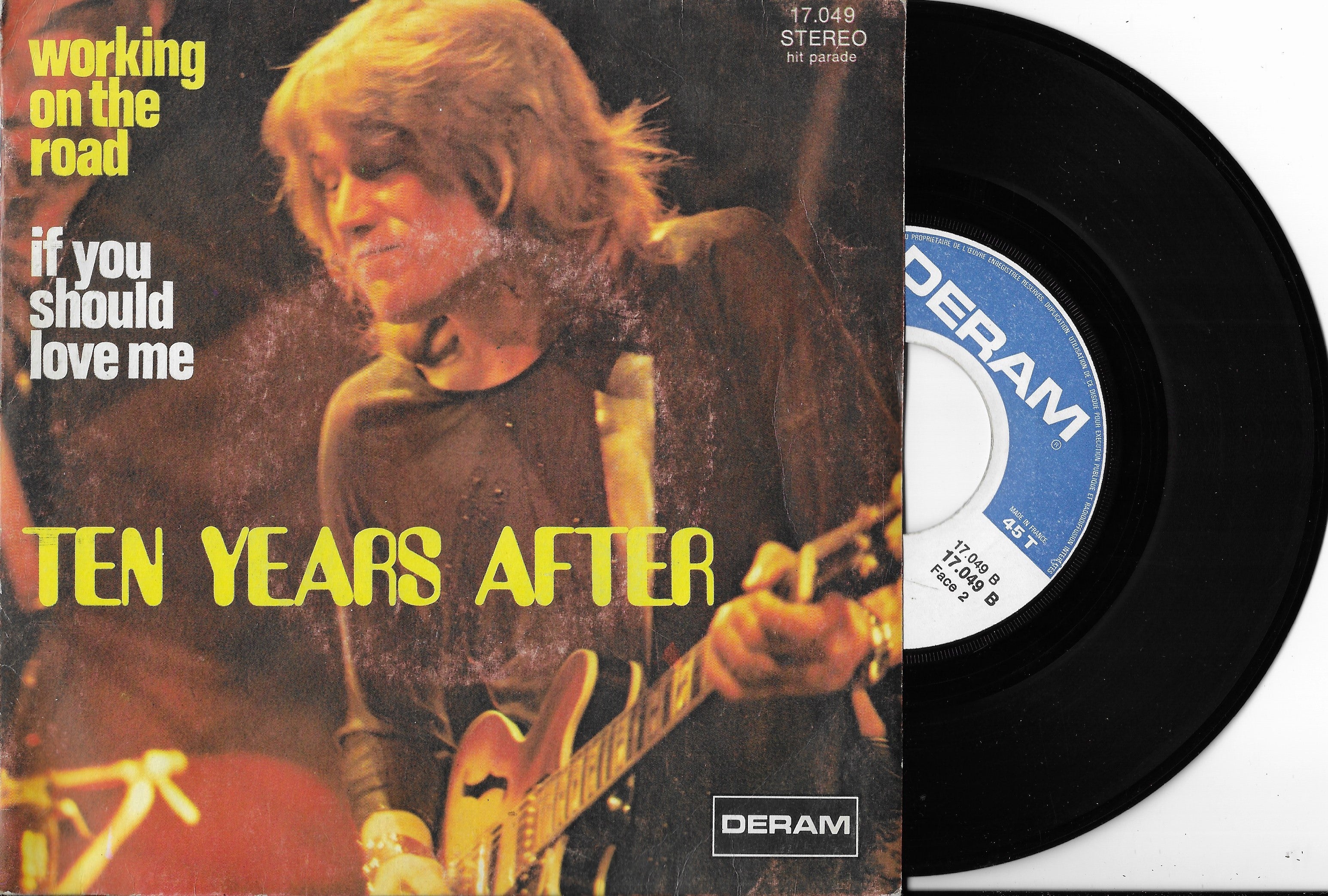 Disque Vinyle 45 tours Occasion - TEN YEARS AFTER - Working On The Road / If You Should Love Me ...
