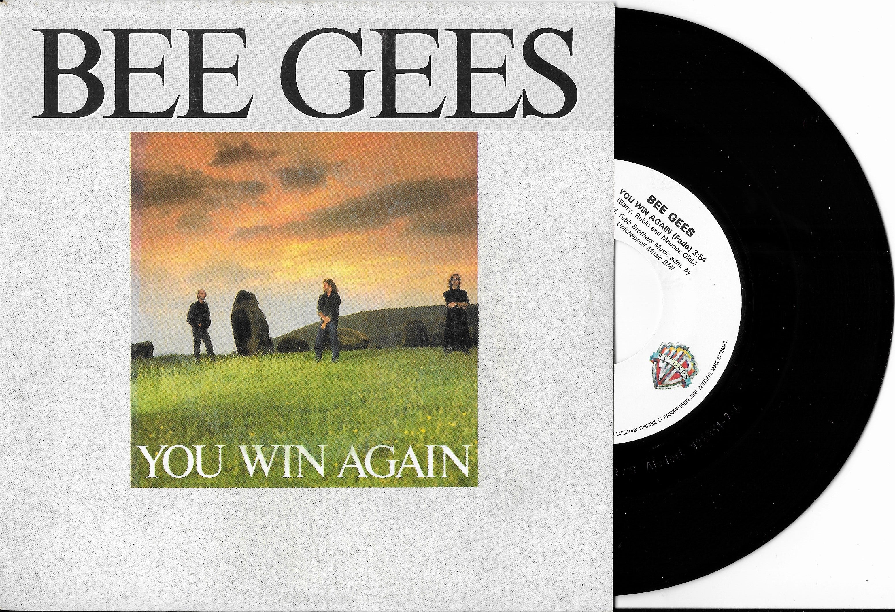 Disque Vinyle 45 tours Occasion - BEE GEES - You Win Again – digg'O'vinyl