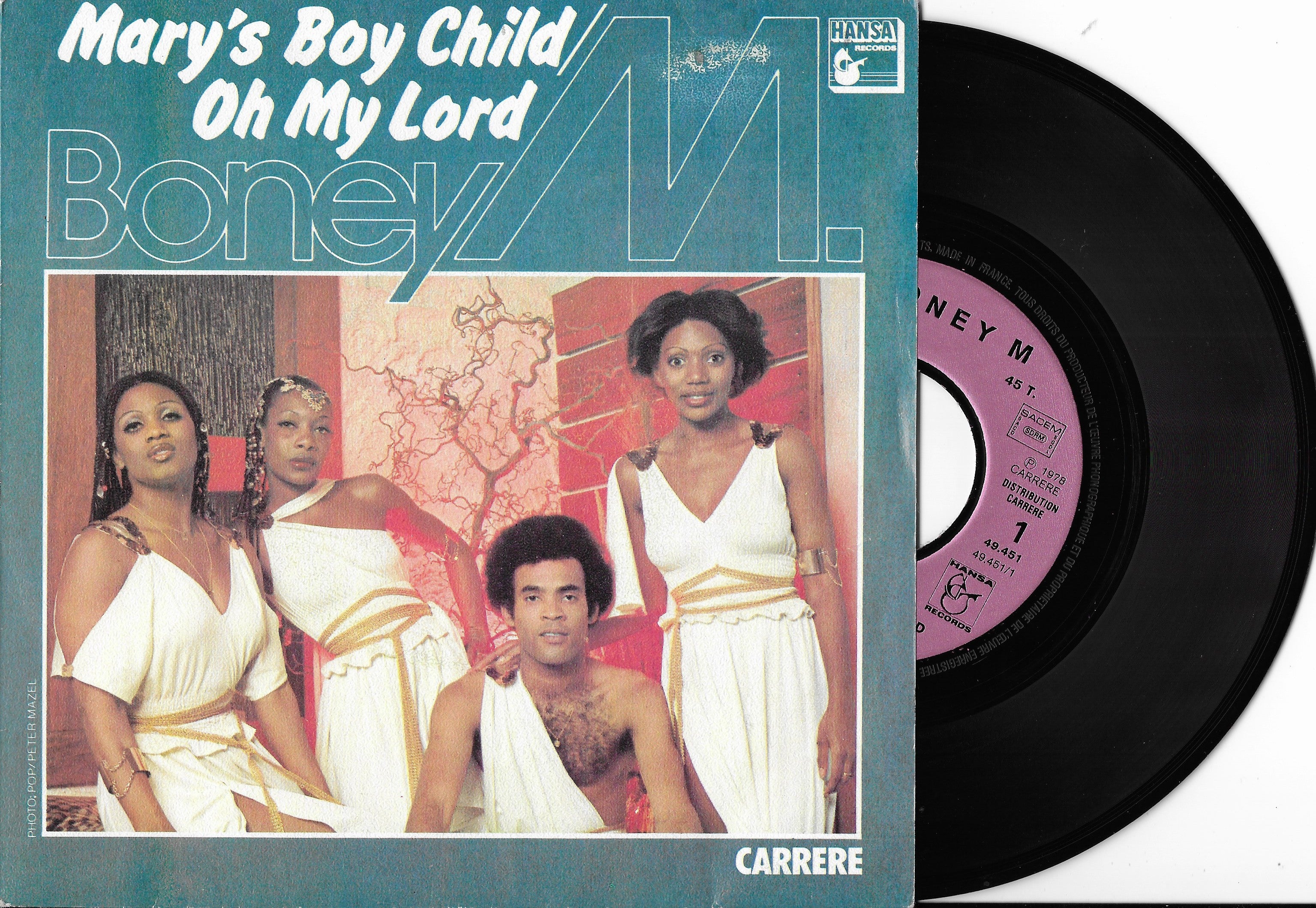 Disque Vinyle 45 tours Occasion - BONEY M - Mary's Boy Child / Oh My ...