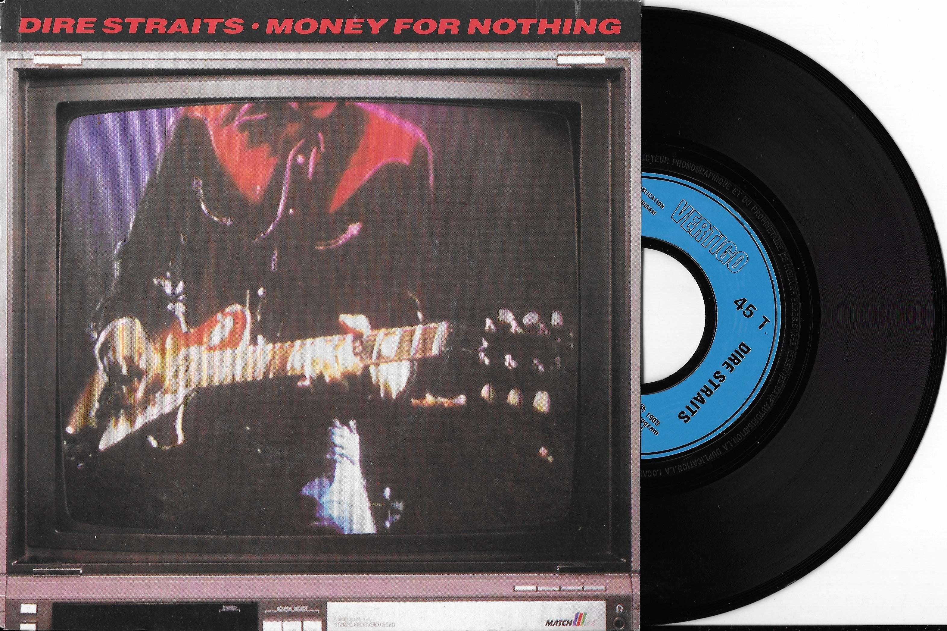 Disque Vinyle 45 tours Occasion - DIRE STRAITS - Money For Nothing ...