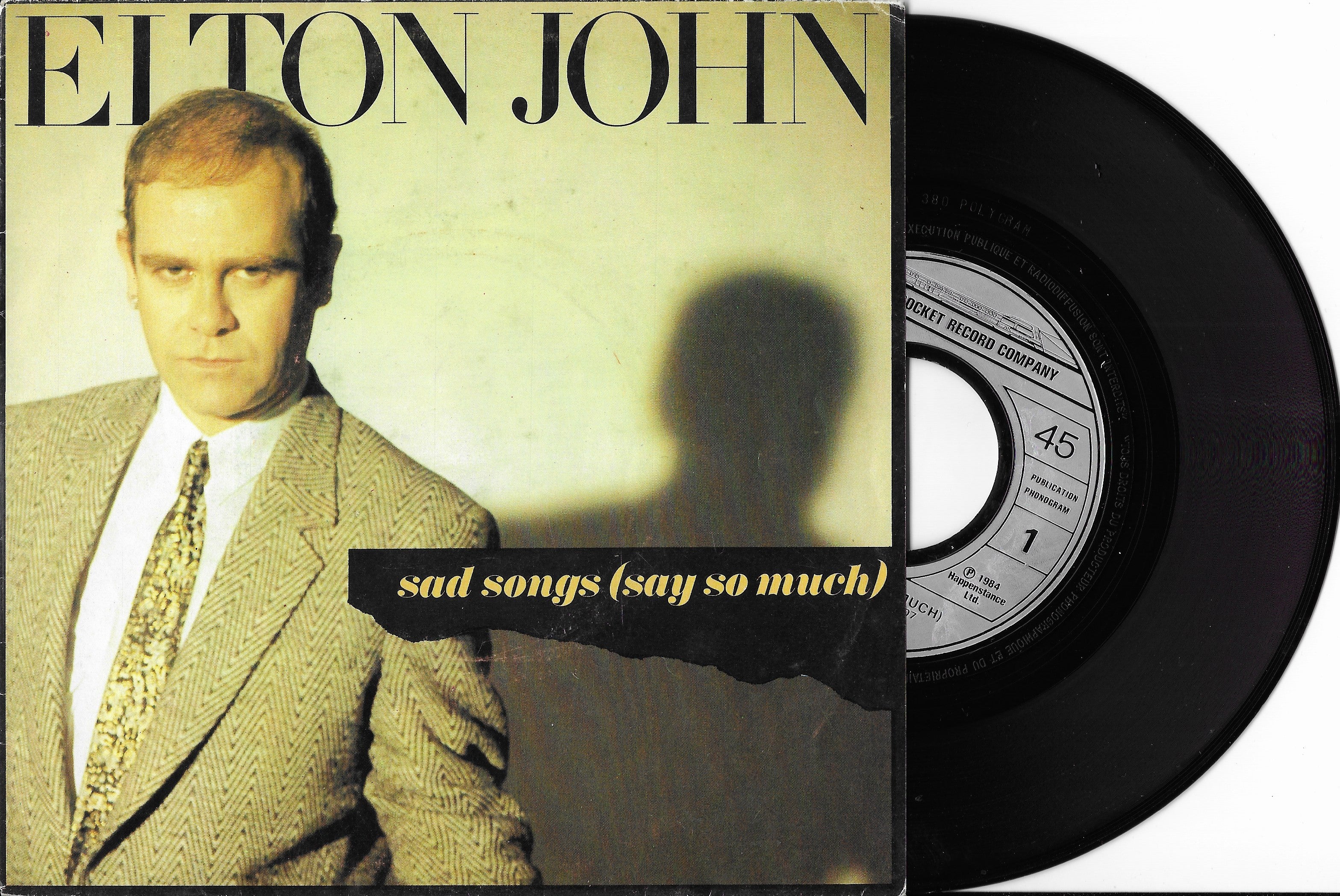 Disque Vinyle 45 tours Occasion - ELTON JOHN - Sad Songs (Say So Much ...