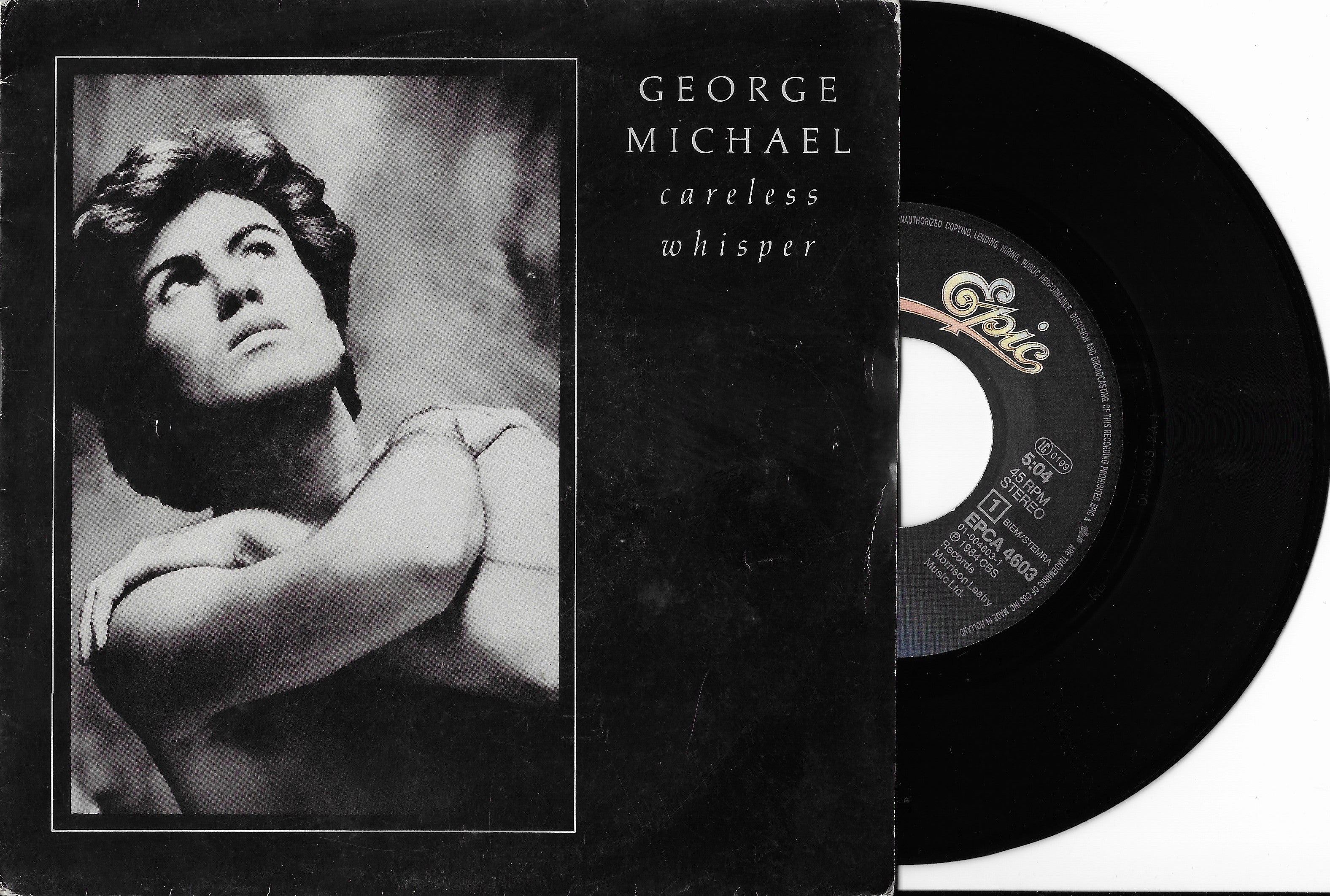Disque Vinyle 45 tours Occasion - GEORGE MICHAEL - Careless Whisper ...