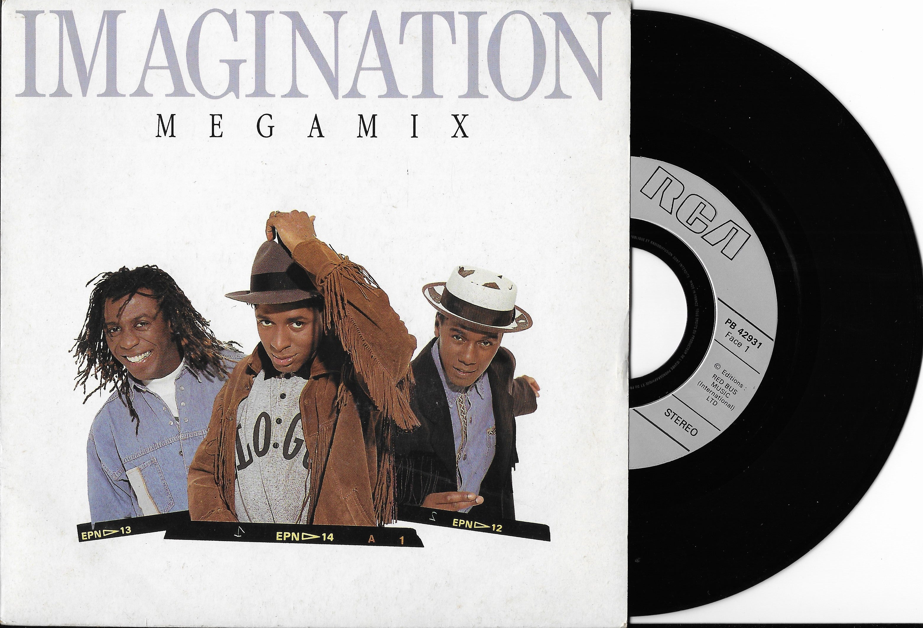 Disque Vinyle 45 tours Occasion - IMAGINATION - Megamix – digg'O'vinyl