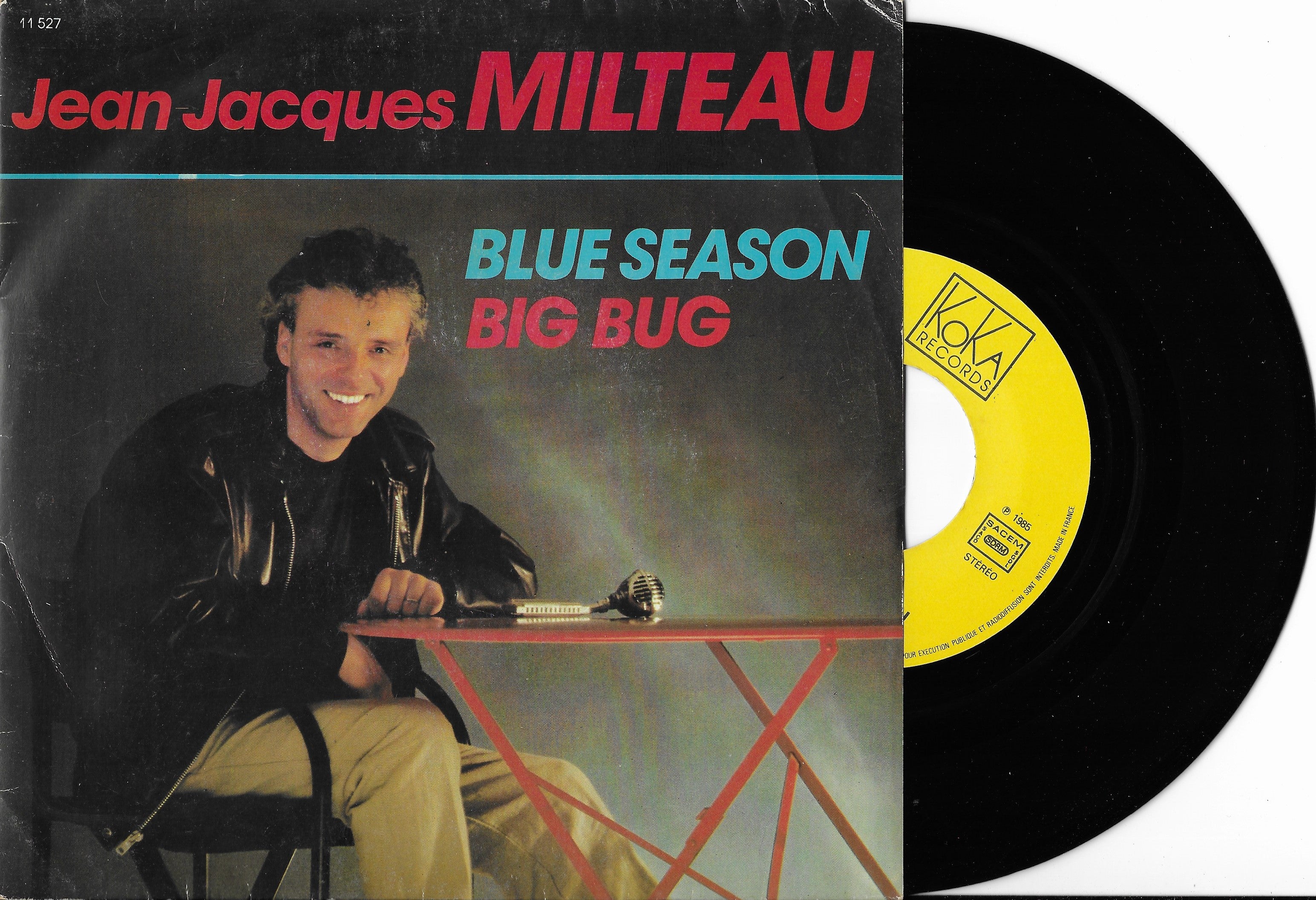 Disque Vinyle 45 tours Occasion - JEAN JACQUES MILTEAU - Blue Season ...