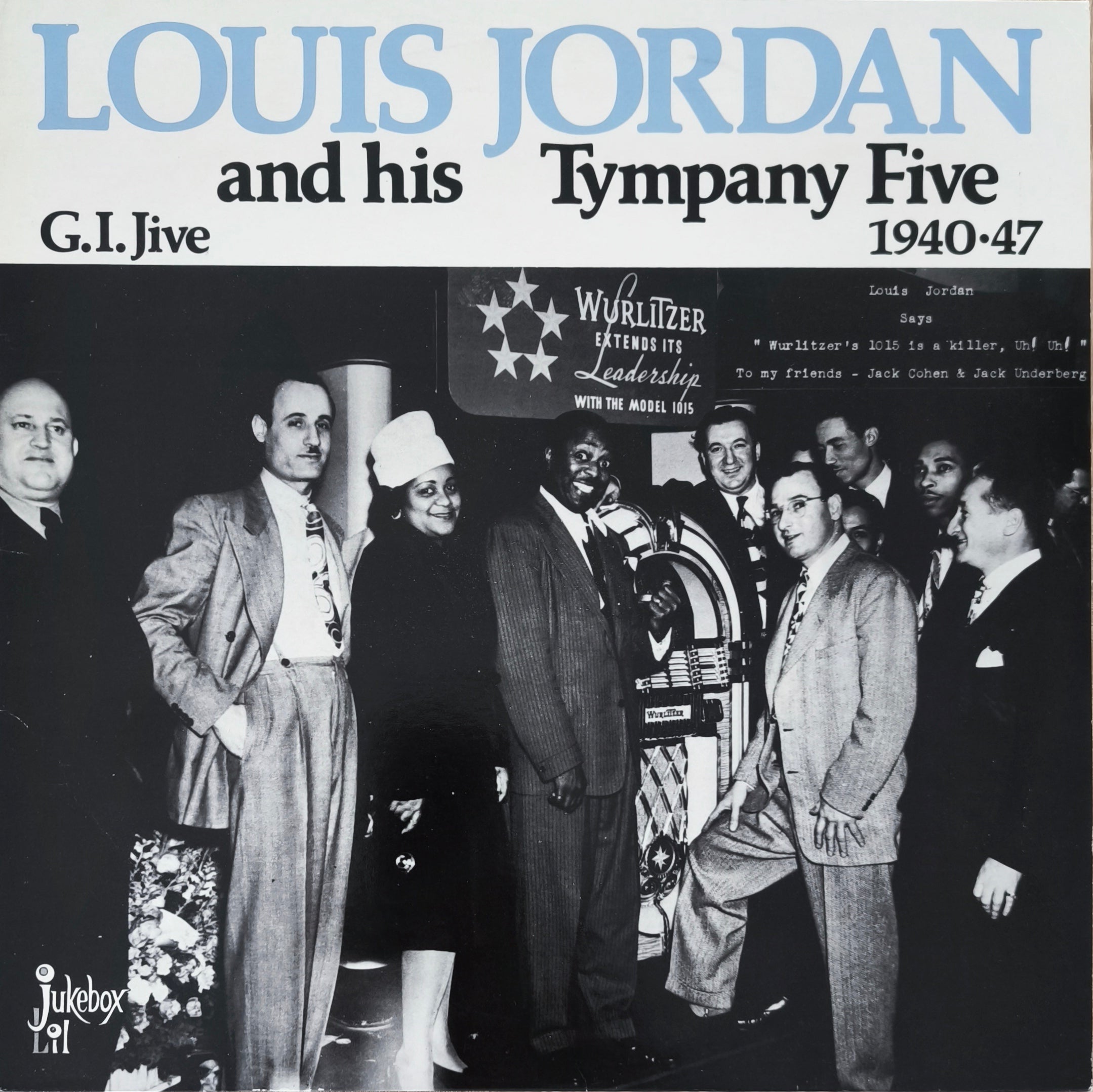 Disque Vinyle 33 tours Occasion - LOUIS JORDAN AND HIS TYMPANY FIVE - G ...