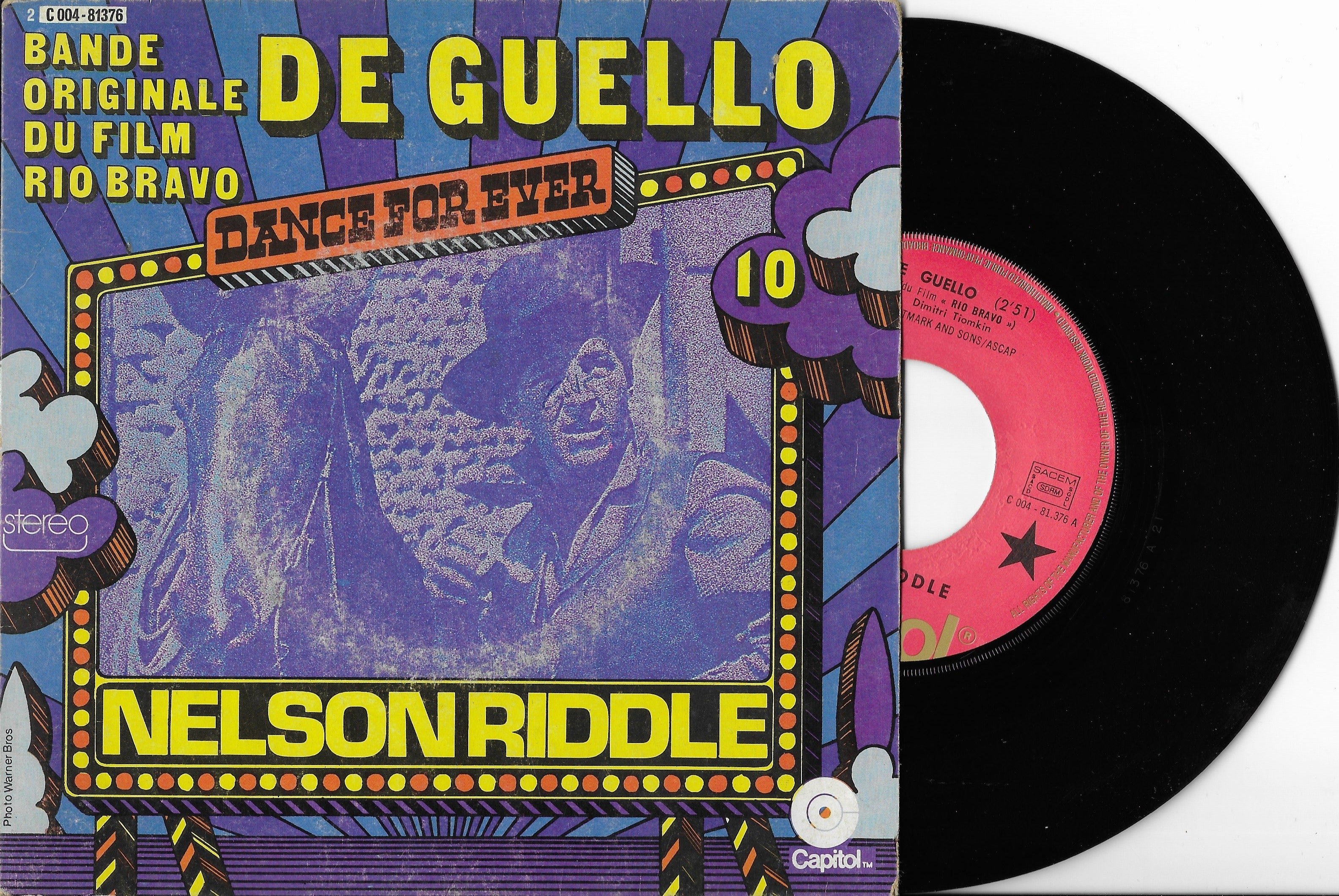 Disque Vinyle 45 tours Occasion - NELSON RIDDLE - De Guello – digg'O'vinyl