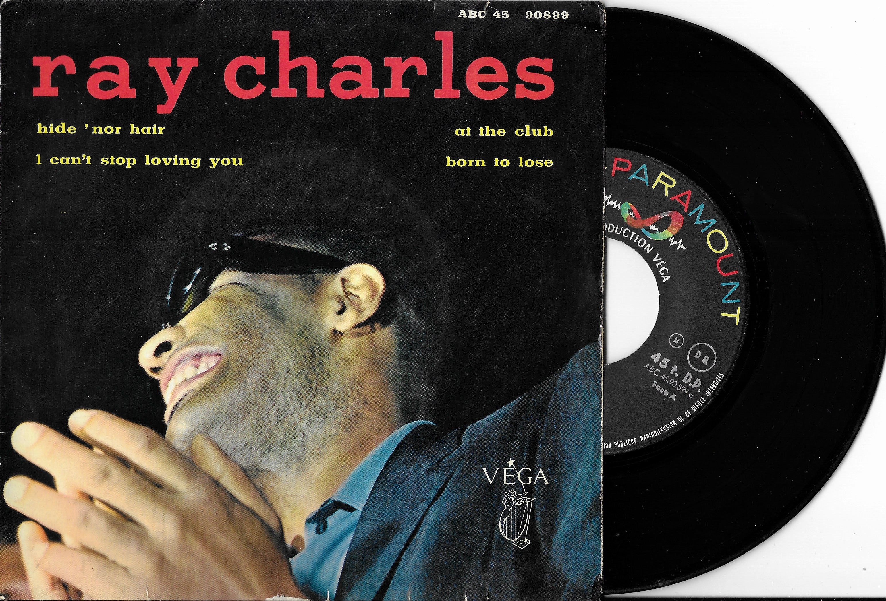 Disque Vinyle 45 tours EP Occasion - RAY CHARLES - Hide 'Nor Hair ...