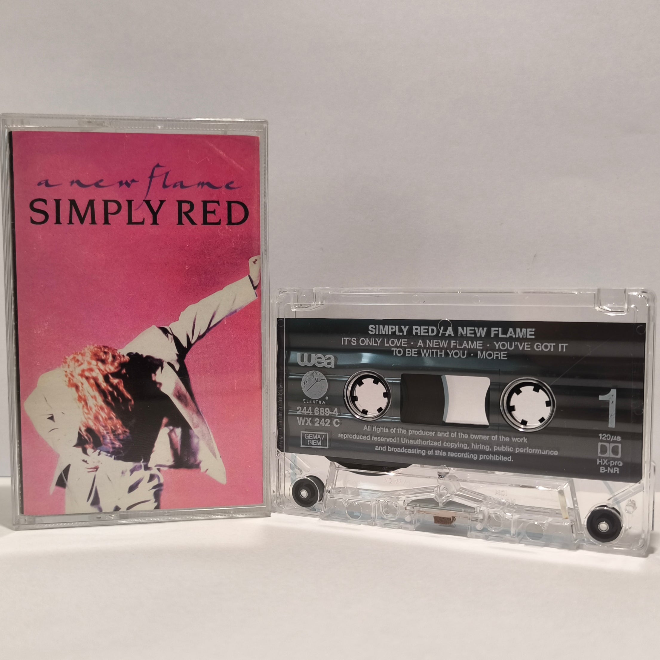 Cassette (K7 Audio) Occasion - SIMPLY RED - A New Flame – digg'O'vinyl