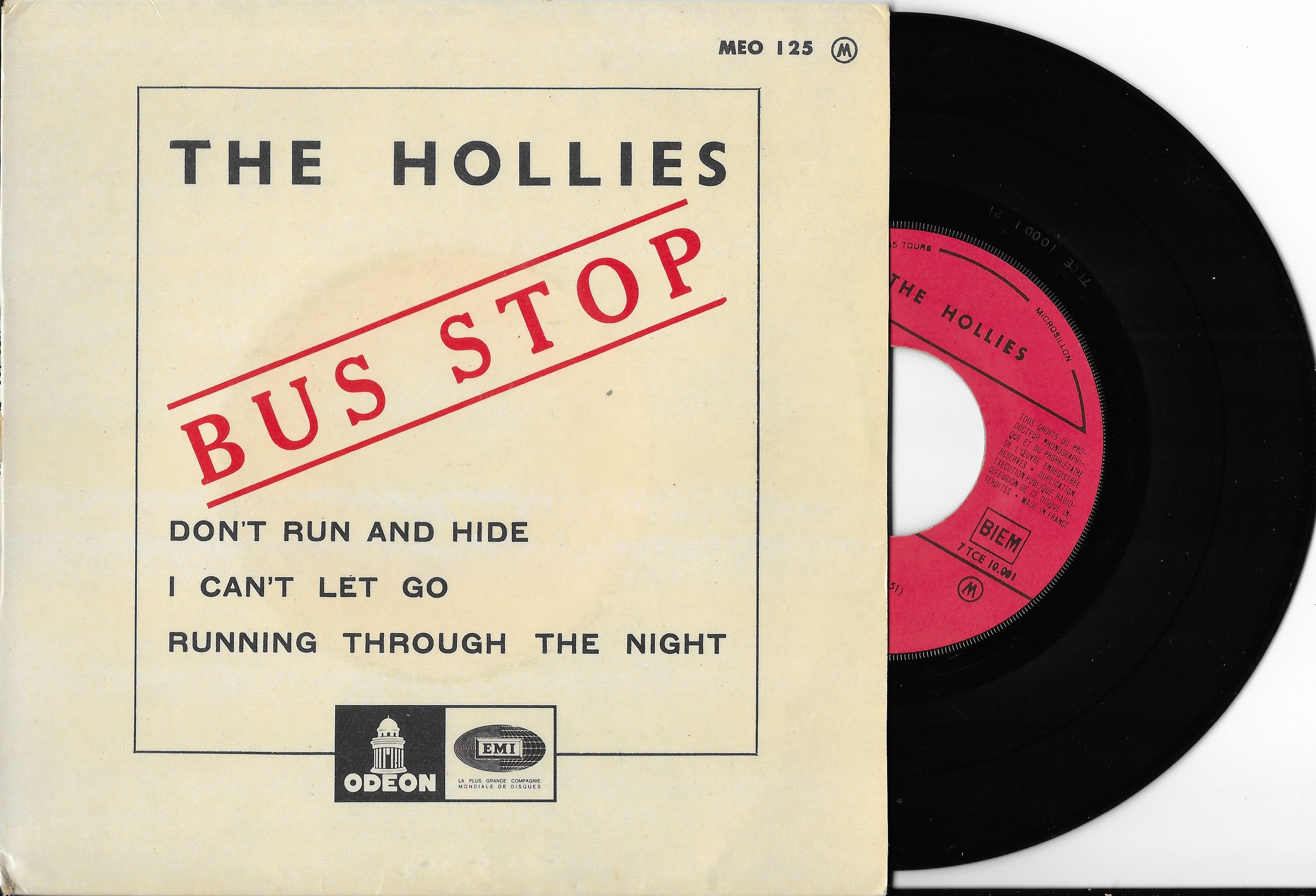 Disque Vinyle 45 tours Occasion - THE HOLLIES - Bus Stop – digg'O'vinyl