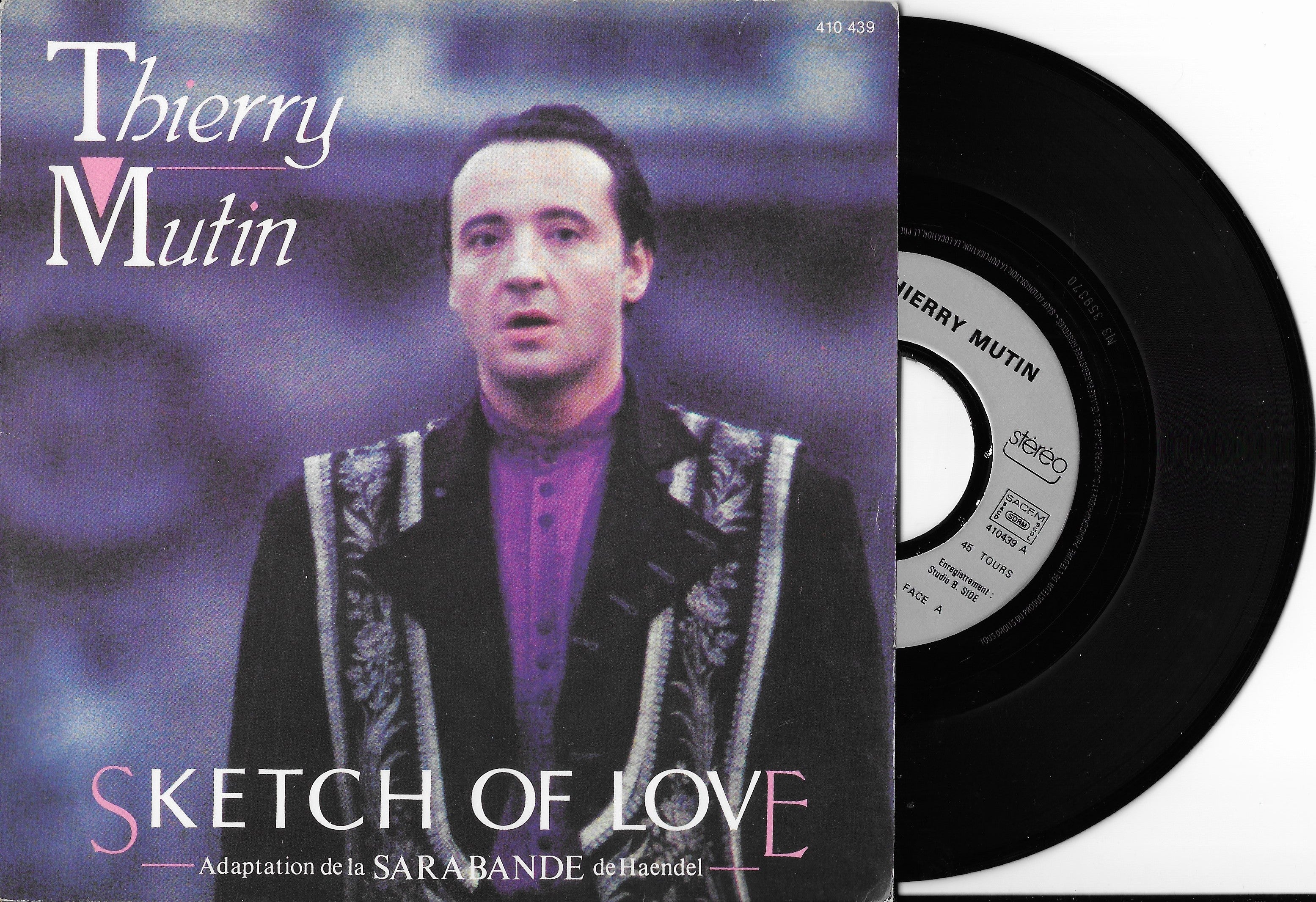 Disque Vinyle 45 tours Occasion - THIERRY MUTIN - Sketch Of Love – digg ...