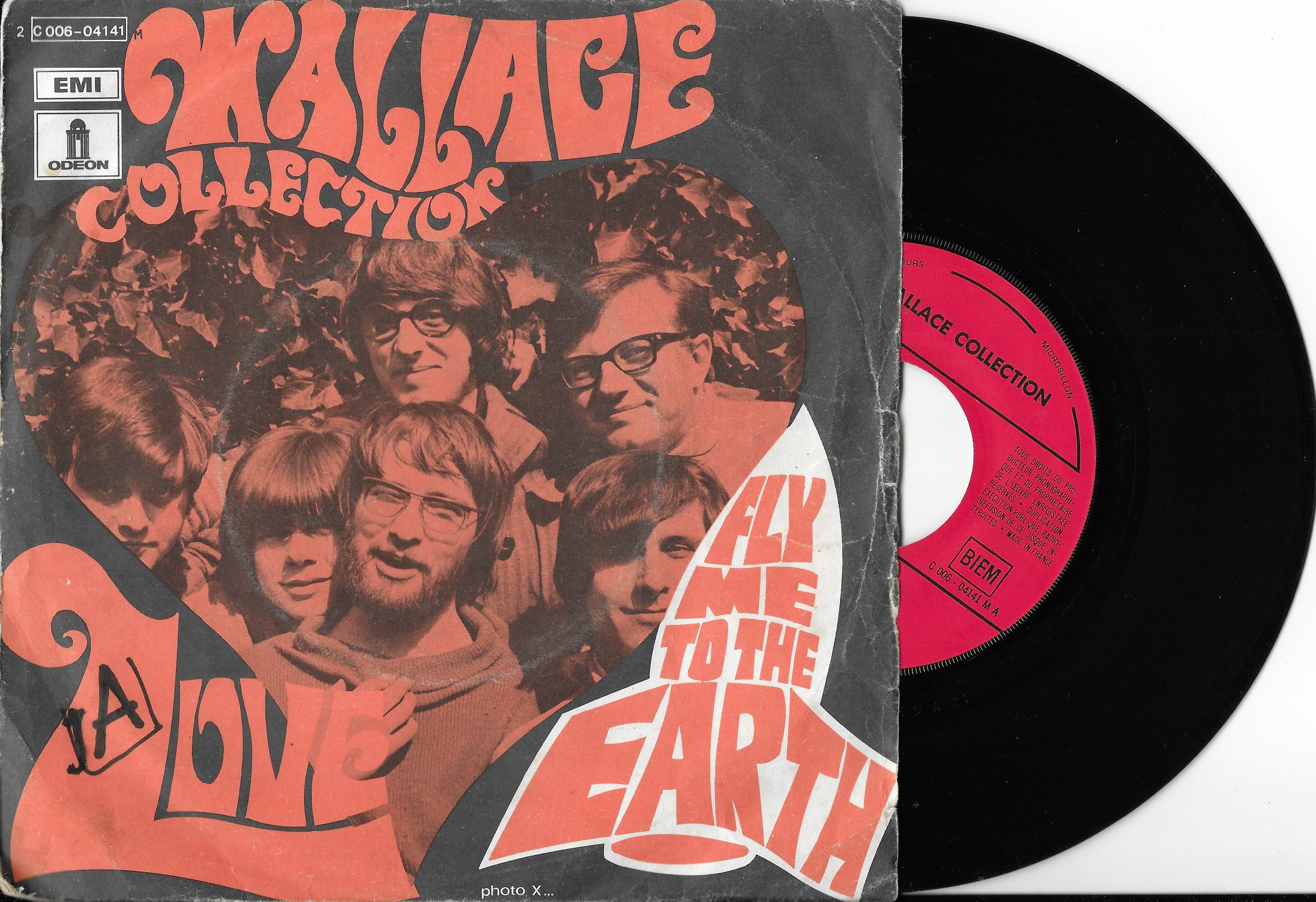 Disque Vinyle 45 tours Occasion - WALLACE COLLECTION - Love / Fly Me To ...