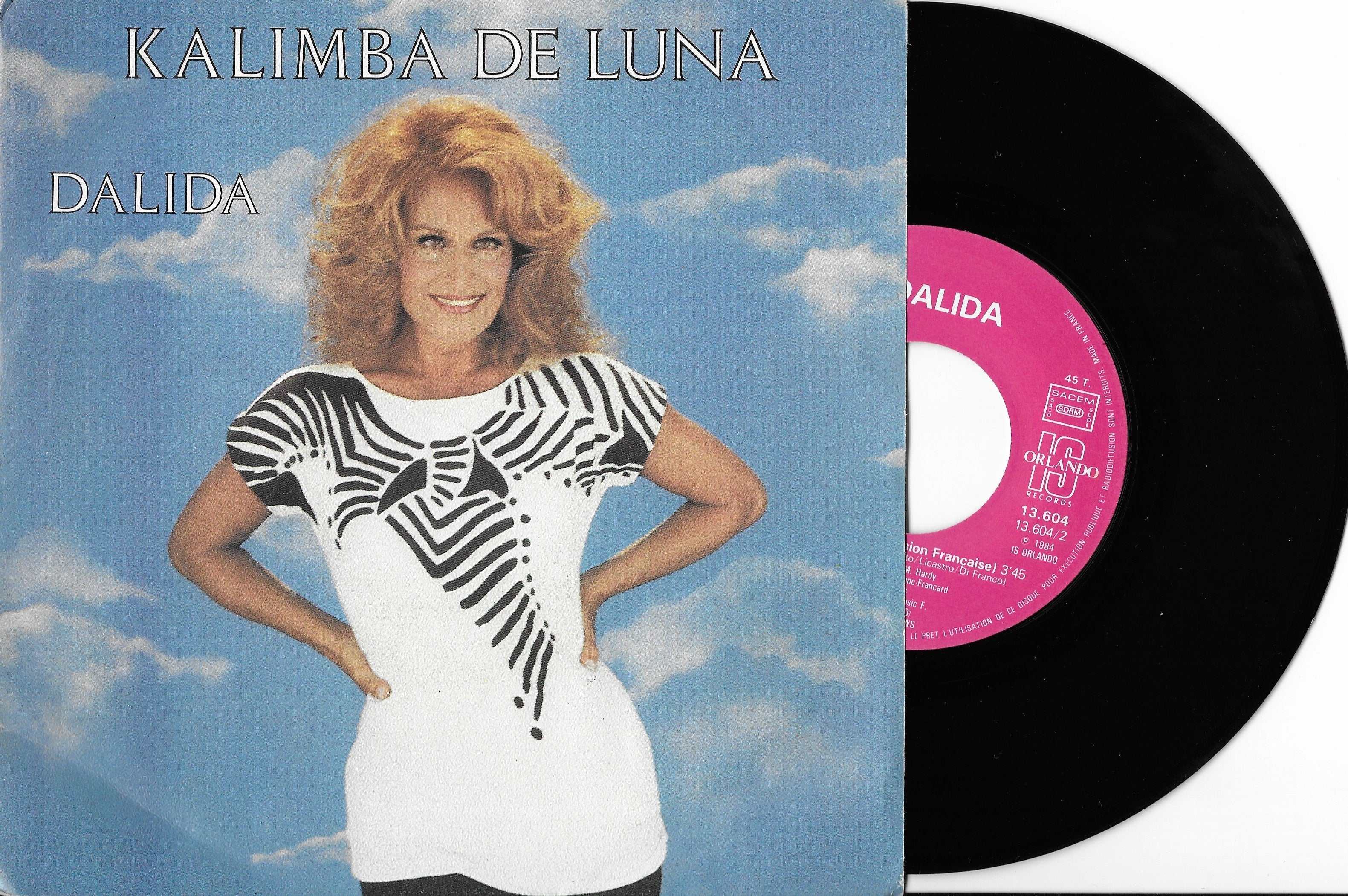 Disque Vinyle 45 tours Occasion - DALIDA - Kalimba De Luna – digg'O'vinyl