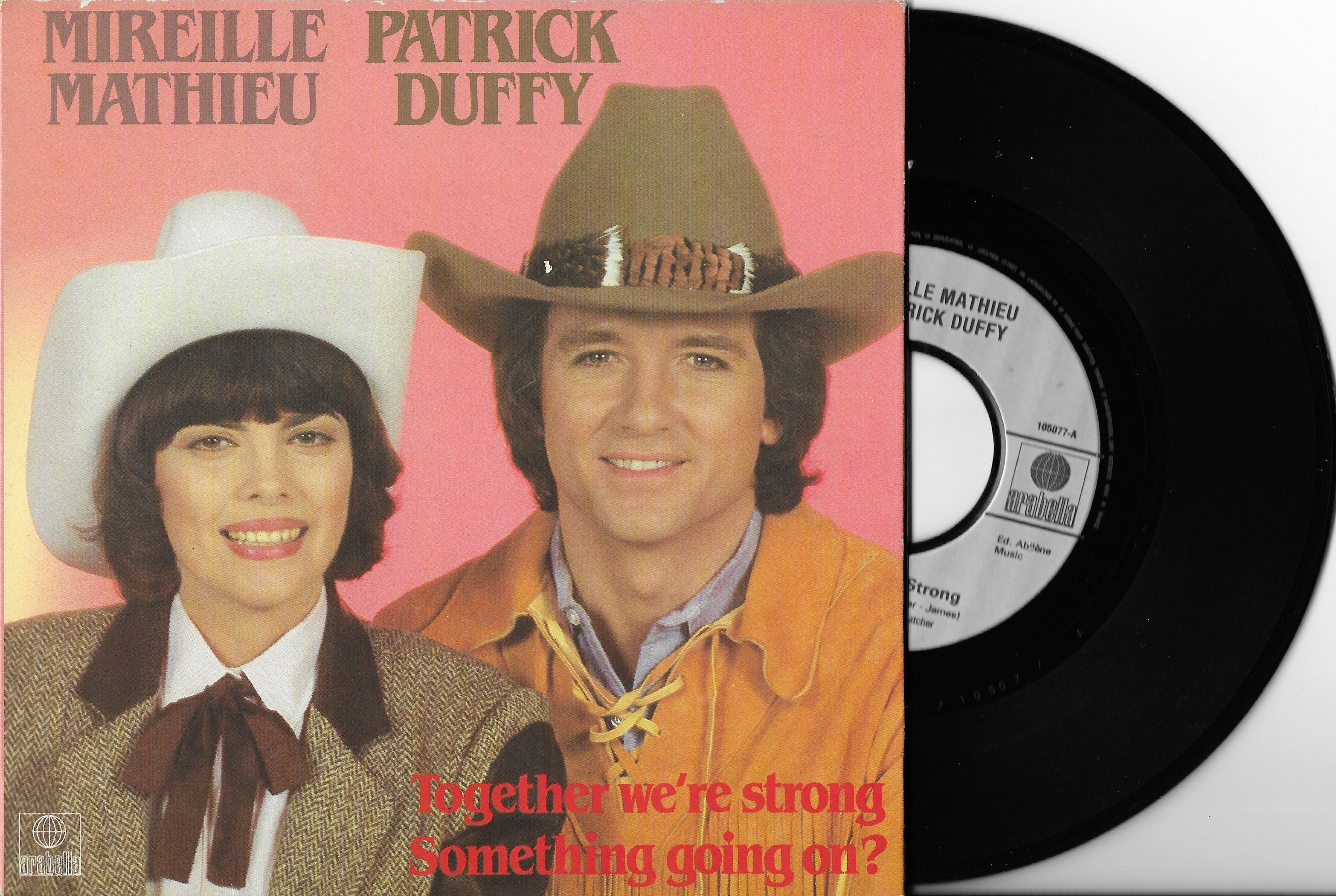 Disque Vinyel 45 tours Occasion - MIREILLE MATHIEU & PATRICK DUFFY - Together We're Strong ...