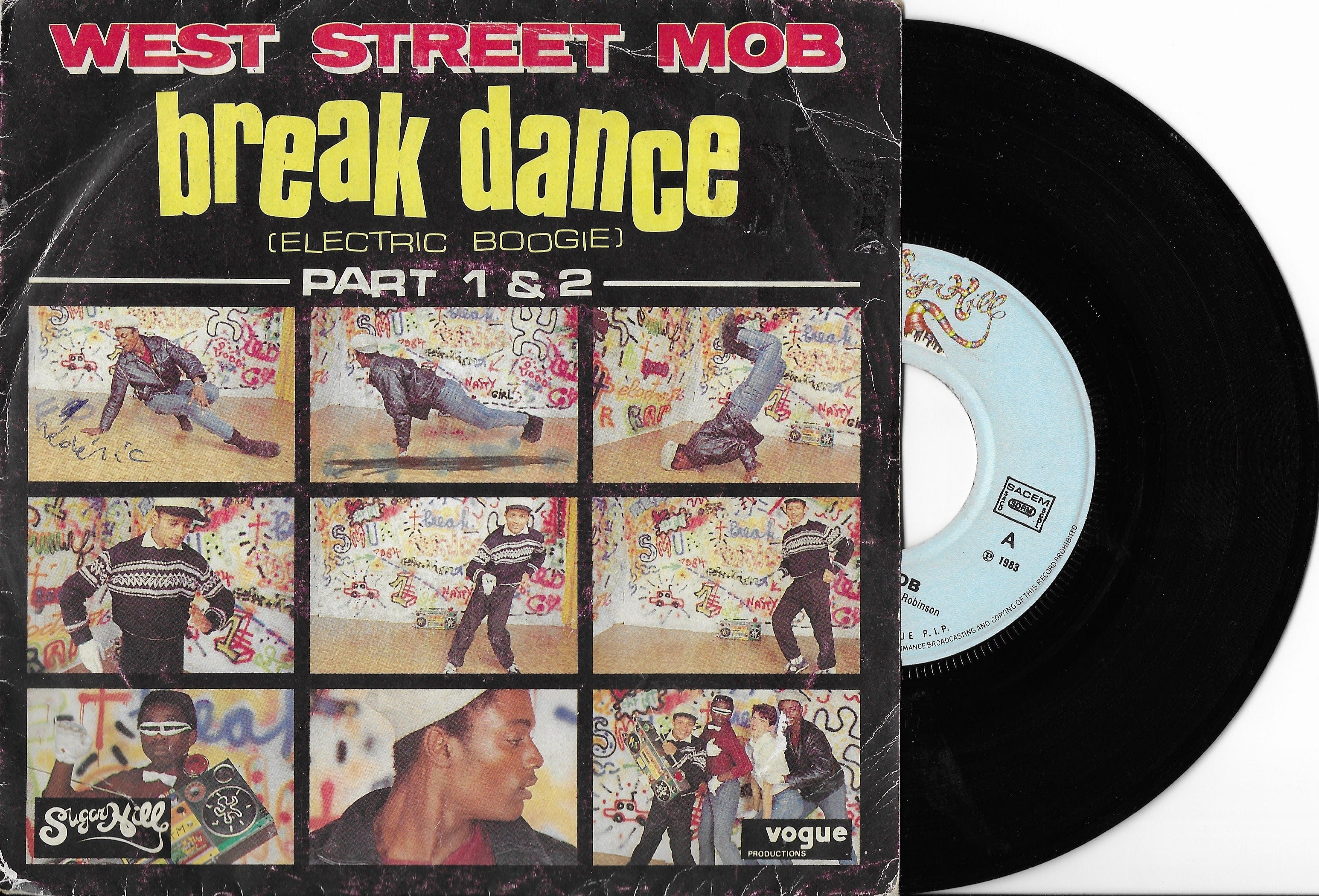Disque Vinyle 45 tours Occasion - WEST STREET MOB - Break Dance ...